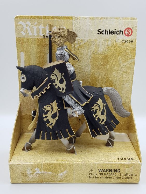 Schleich Ritter - Seltener goldener Ritter 72005 in OVP (Neu und ...