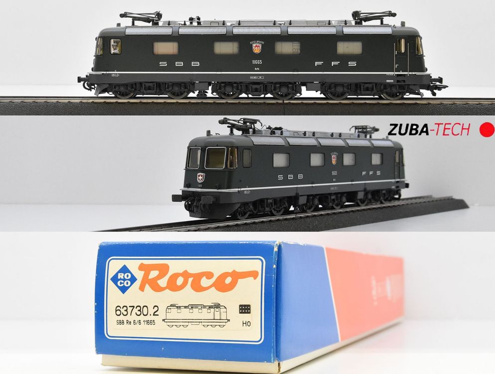 Roco 63730.2 E-Lok Re 6/6 SBB Ziegelbrücke H0 GS Digital OVP (Gebraucht ...