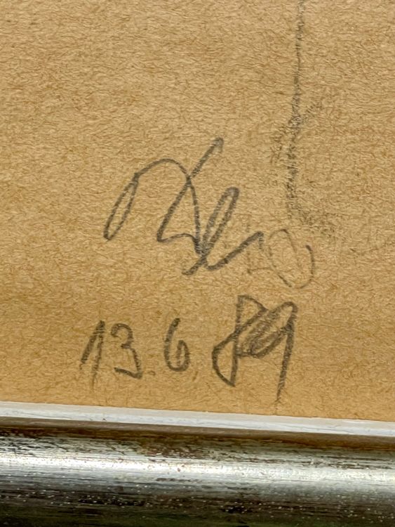 Sehr Schöne Damen Akt Zeichnung Unleserlich Signiert | Kaufen auf Ricardo