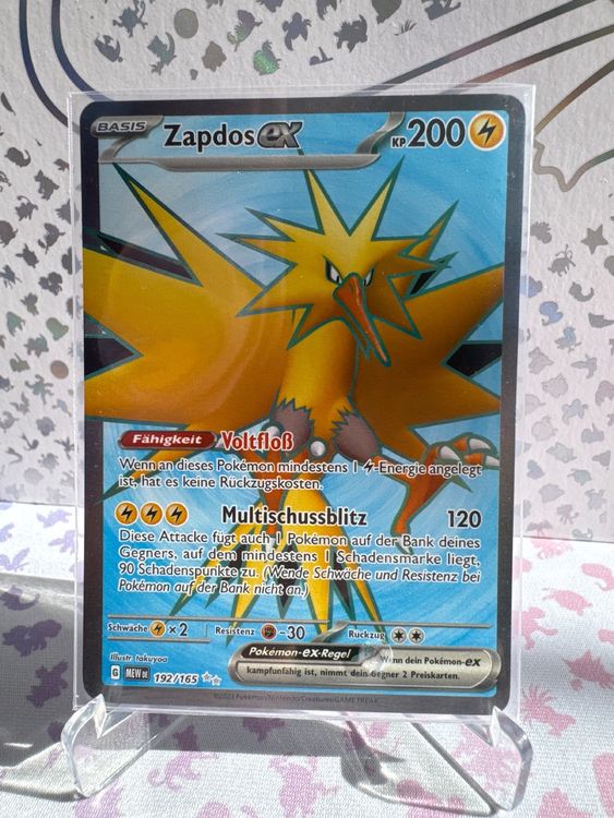 Pokemon 151 Zapdos ex Full Art (DE) | Kaufen auf Ricardo
