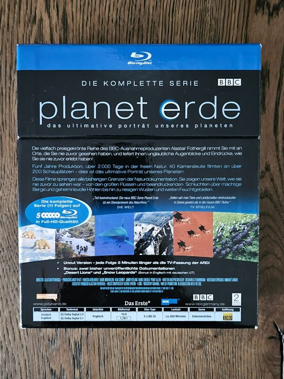 Planet Erde - Die komplette Serie - Softbox (BBC) (Blu-ray) | Kaufen auf Ricardo