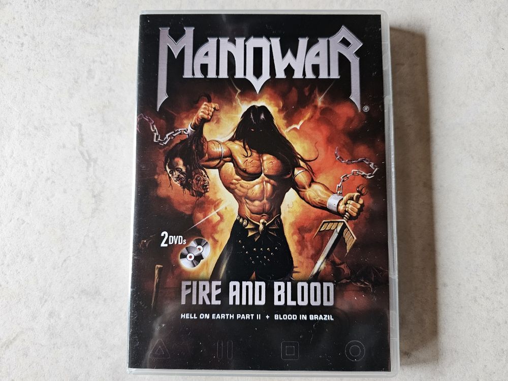 Manowar - Fire And Blood / Hell On Earth Part II (Gebraucht) in ...
