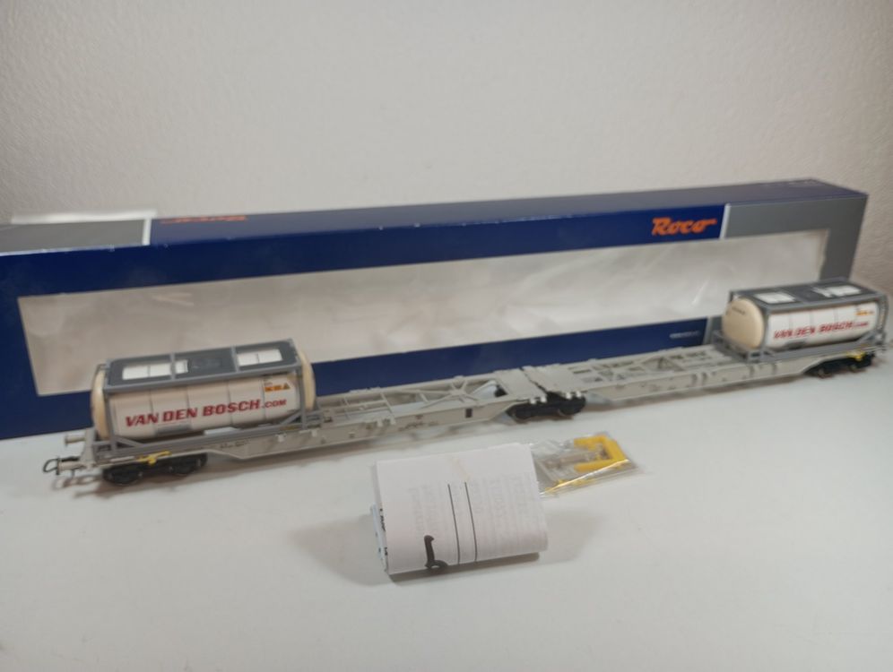 ROCO: 76632, Container-Doppeltragwagen AAE (Neu und originalverpackt ...
