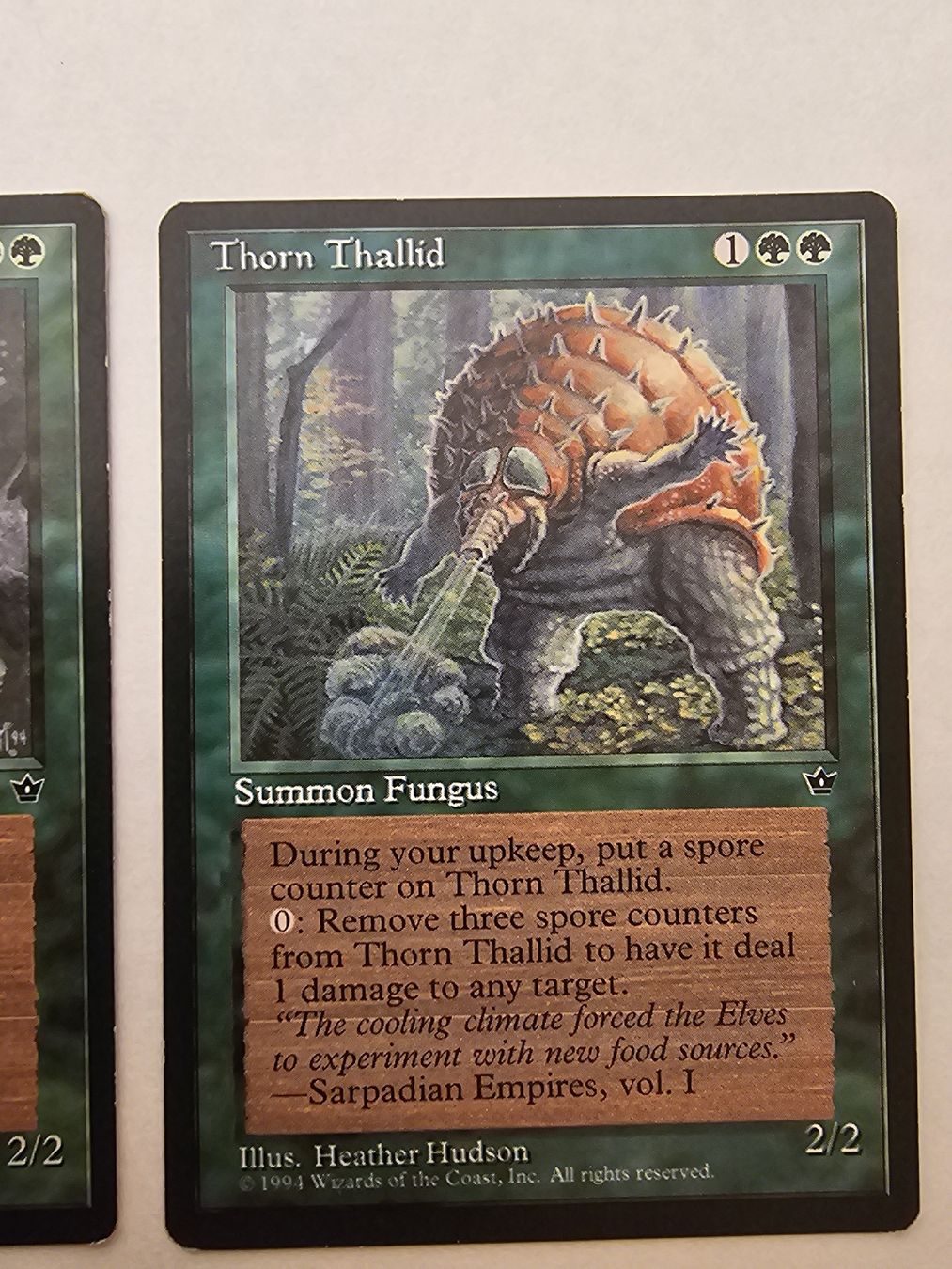 Magic the Gathering: 2 x Thorn Thallid selten (Gebraucht) in Wisen SO ...