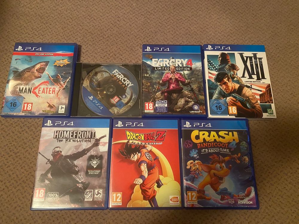 7 PS4 Games | Kaufen auf Ricardo