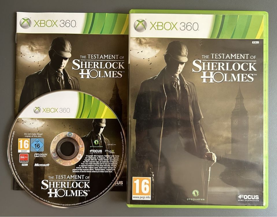Das Testament des Sherlock Holmes - Xbox 360 | Kaufen auf Ricardo