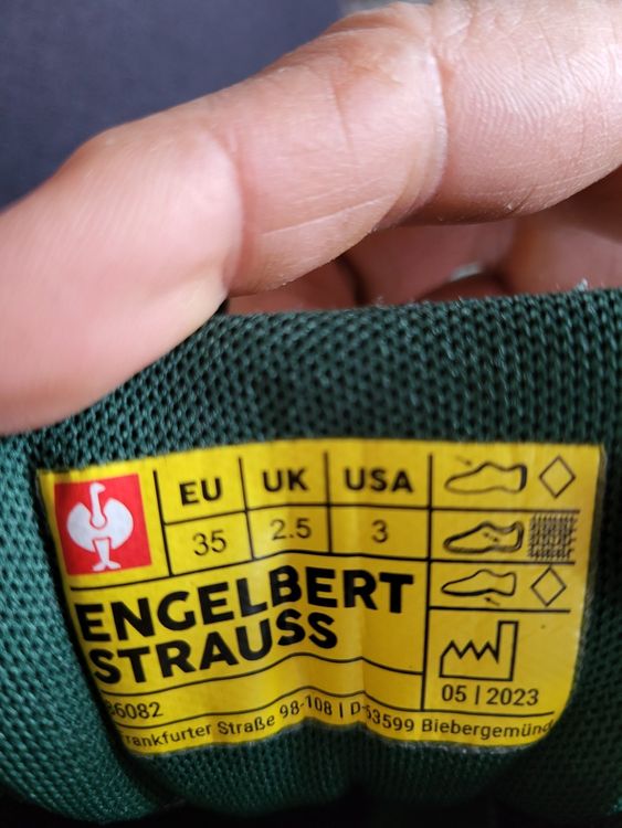 Engelbert Strauss Groentabelle Schuhe