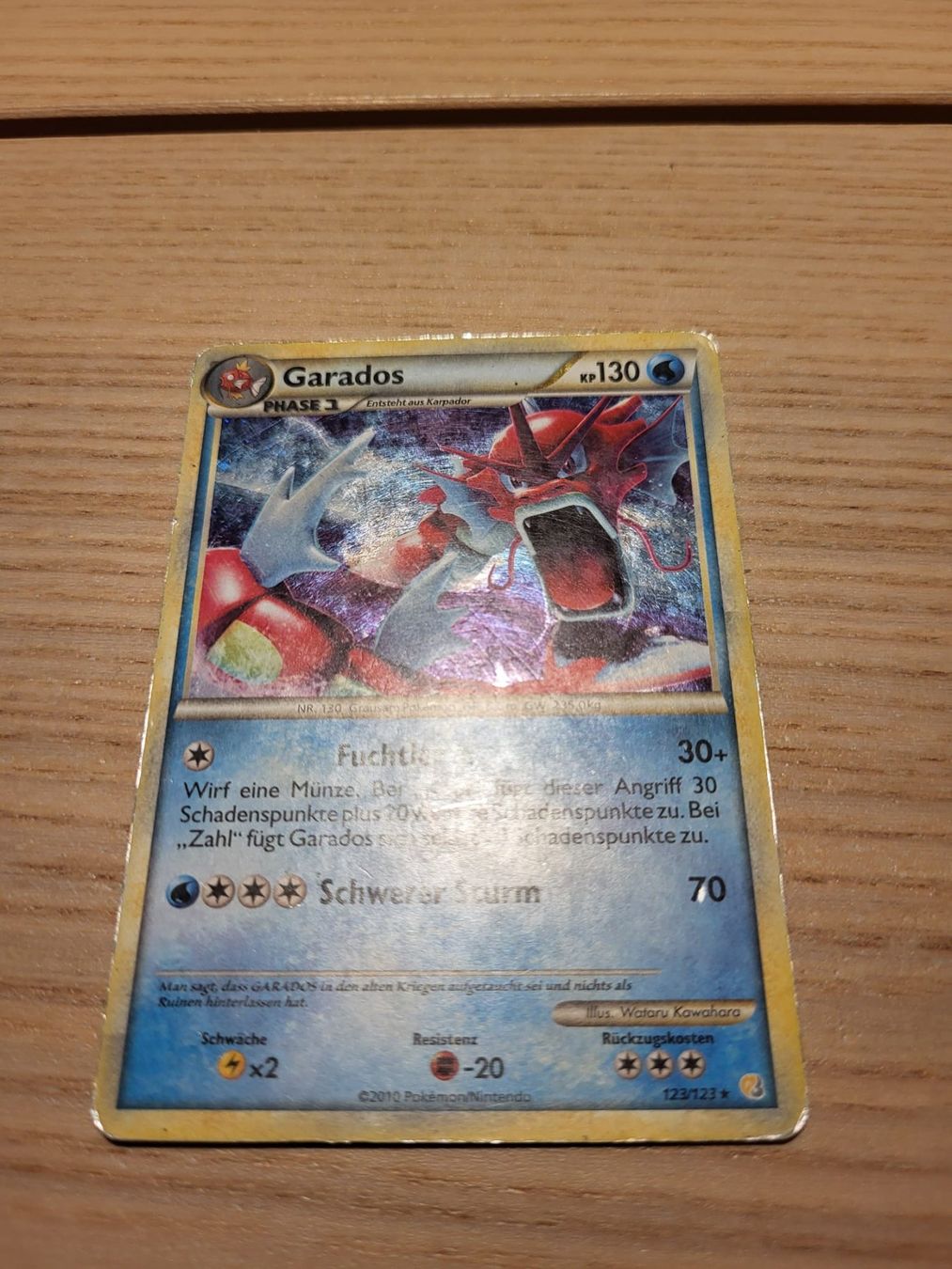 Garados / Gyarados (HeartGold & SoulSilver 123/123) shiny (Gebraucht ...