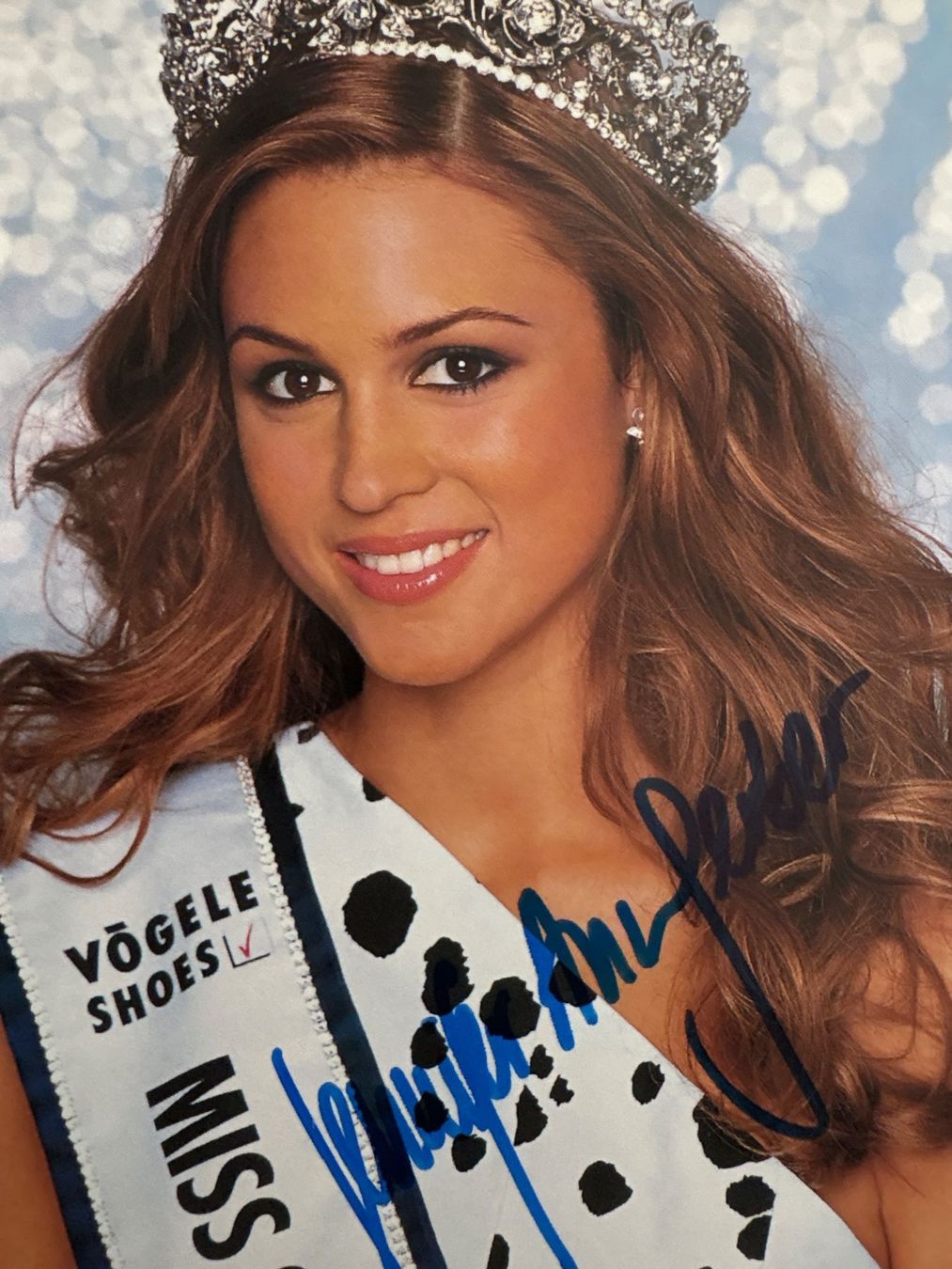 Miss Schweiz Jennifer Ann Gerber - Autogramm Original! (Gebraucht) in ...