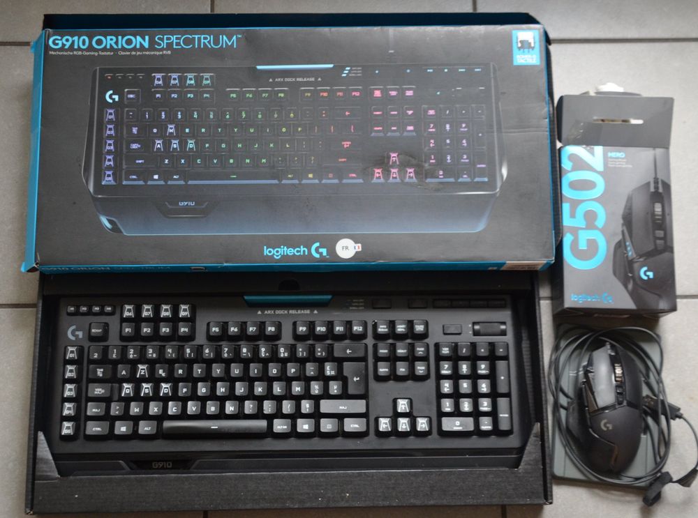 Logitech G G910 Orion Spectrum + G502 Hero (Gebraucht) in Collonges für CHF 90 – mit Lieferung ...
