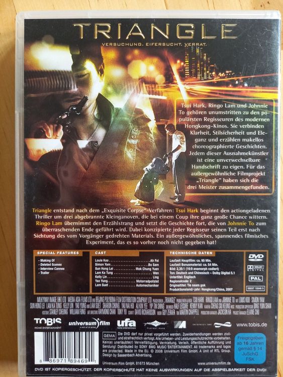 Triangle DVD (Gebraucht) in Oetwil am See für CHF 2 – mit Lieferung auf Ricardo kaufen