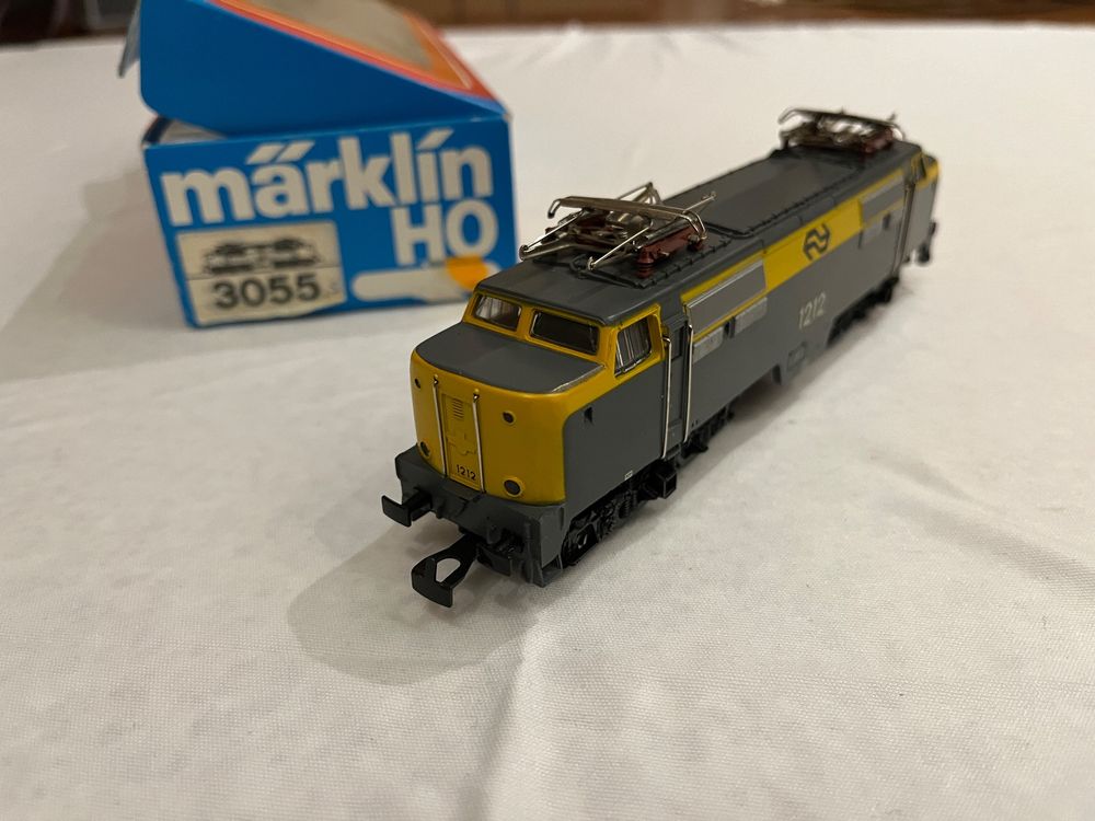 Märklin 3055 E-lok NS 1212 graue Schnauze OVP 1972-73 (Gebraucht) in ...