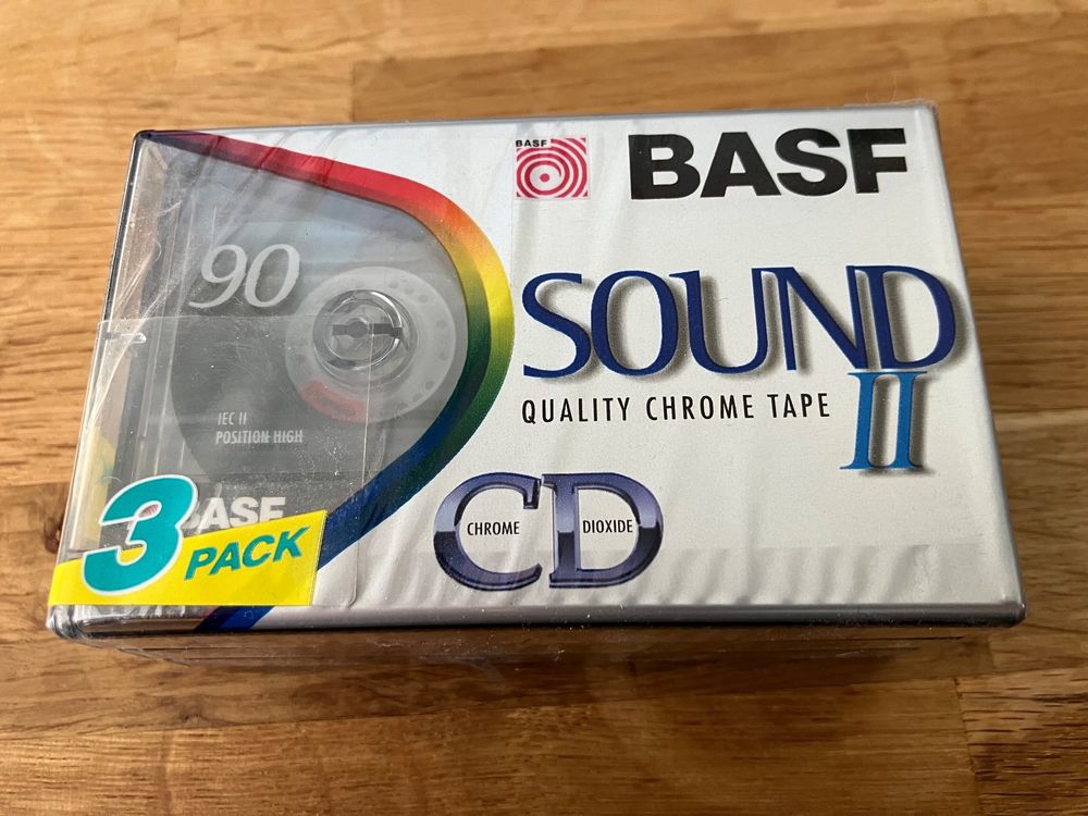 BASF Sound Quality Chrome Tape 2 Kassetten 3er Pack (Neu (gemäss ...