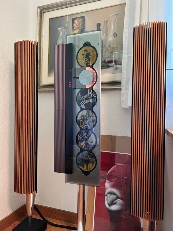 Pair of Custom made Wood Covers for iconic B&O Beolab 8000 (Neu (gemäss ...