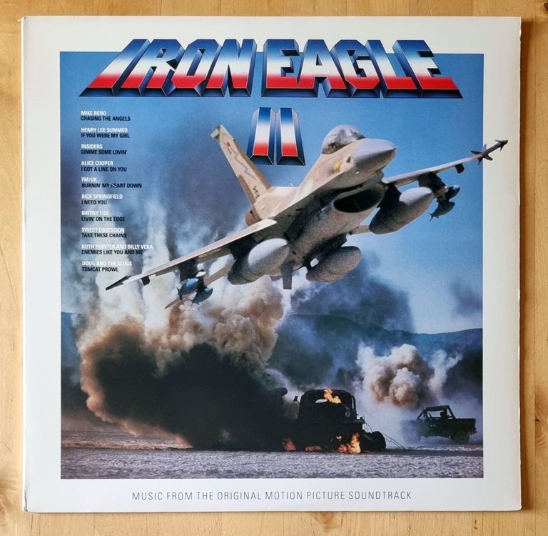 LP "Iron Eagle II" Original Soundtrack (US 1988) mint! (Neu und originalverpackt) in Luzern für ...