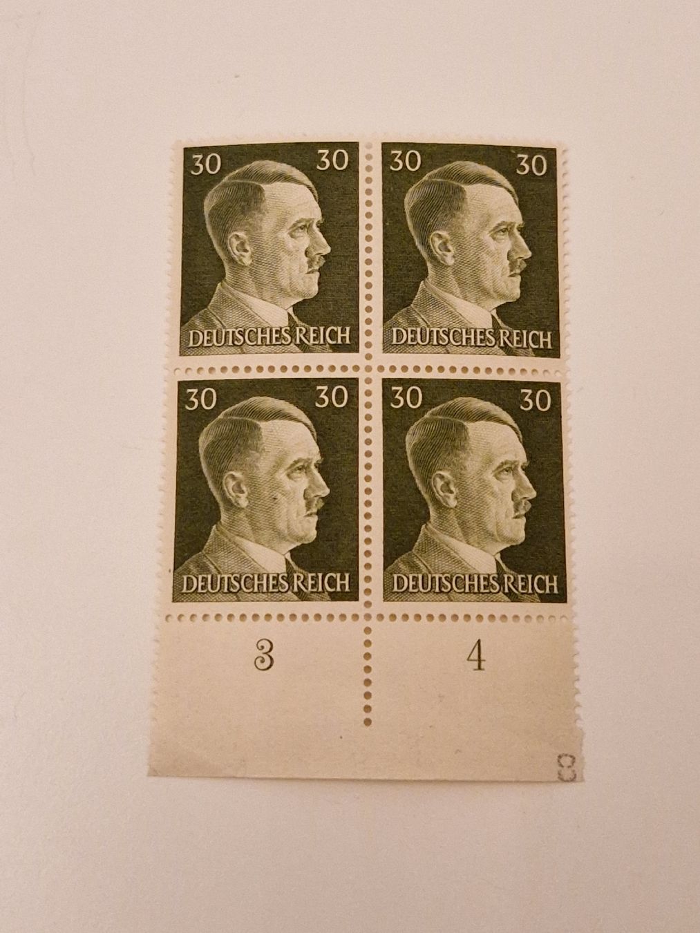 Adolf Hitler 1941 postfrisch ** Viererblock (Neu (gemäss Beschreibung ...
