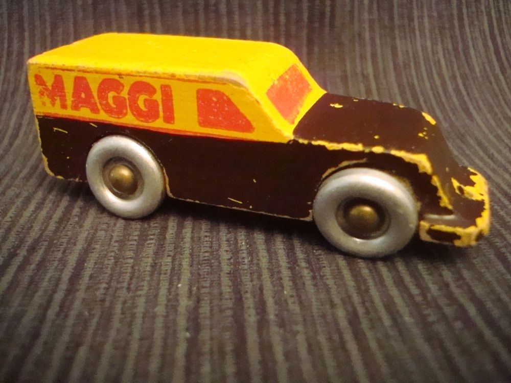 Modellauto - Holz - Reklame: Maggi (Gebraucht) in Neuenegg für CHF 30.3 – mit Lieferung auf ...