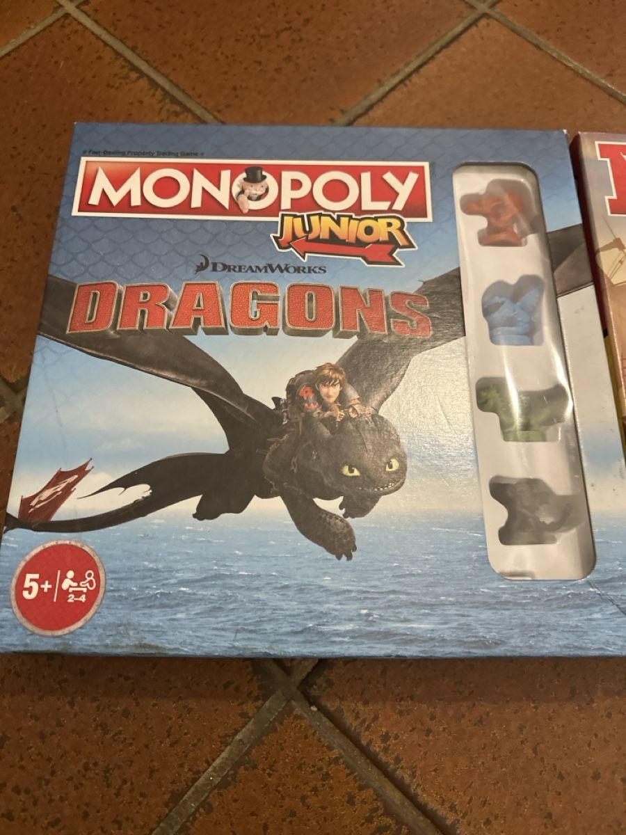Monopoly Junior Dragons - Board Game, Complete! 🐉 53 (Neu (gemäss ...