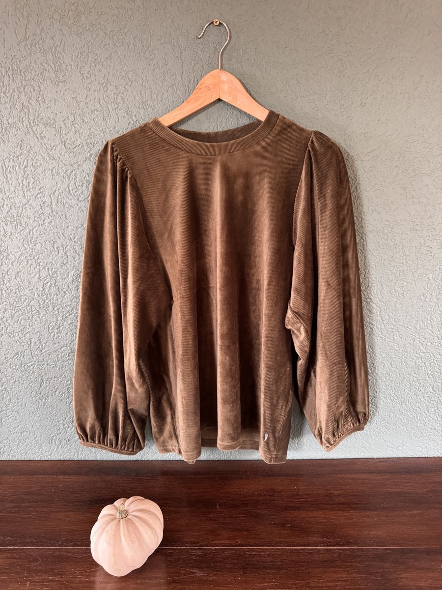 COSTER COPENHAGEN / top velours côtelé olive (Neuf (Voir description ...