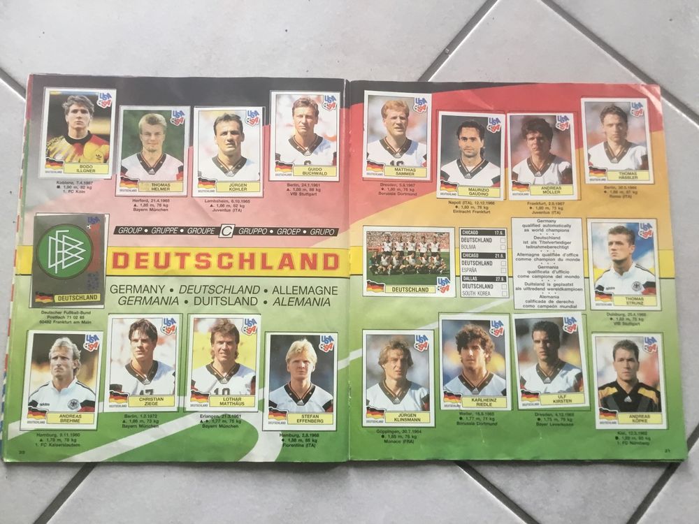 Panini Album WM 1994 komplett (Gebraucht) in Donzhausen für CHF 195 ...