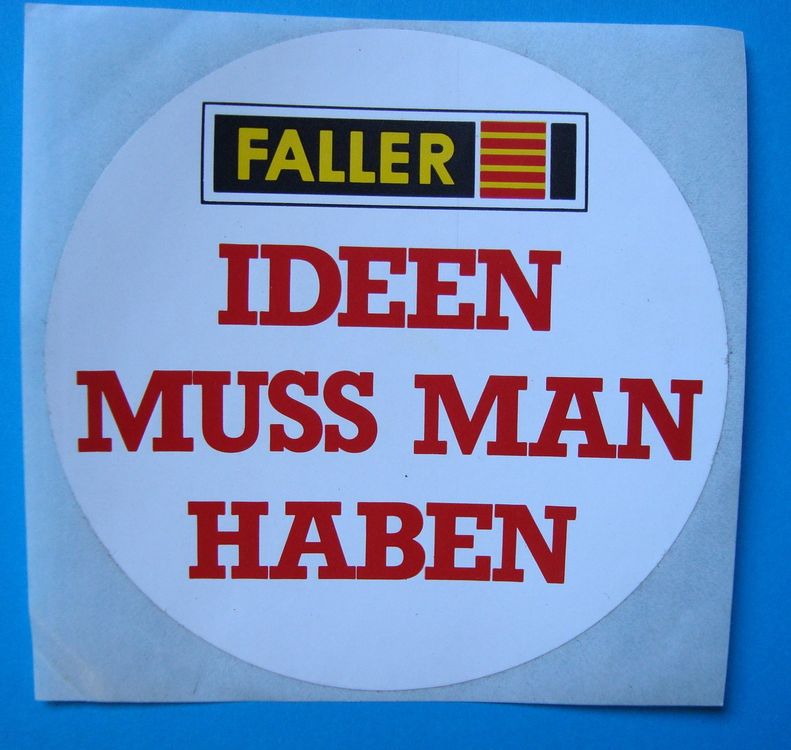 Autocollant, Aufkleber, sticker Faller, Ideen muss man haben (Neu und ...