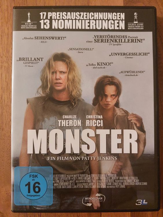 DVD - Monster mit Charlize Theron & Christina Ricci (Gebraucht) in ...