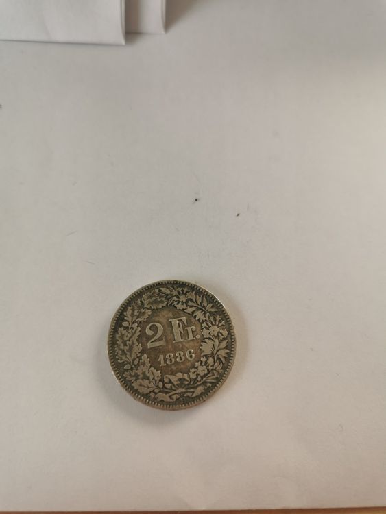 2 Franken Münze Silber 1886 | Kaufen auf Ricardo
