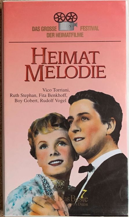 VHS-Kassette - Heimat Melodie (u.a. mit Vico Torriani. 1955) | Acheter ...