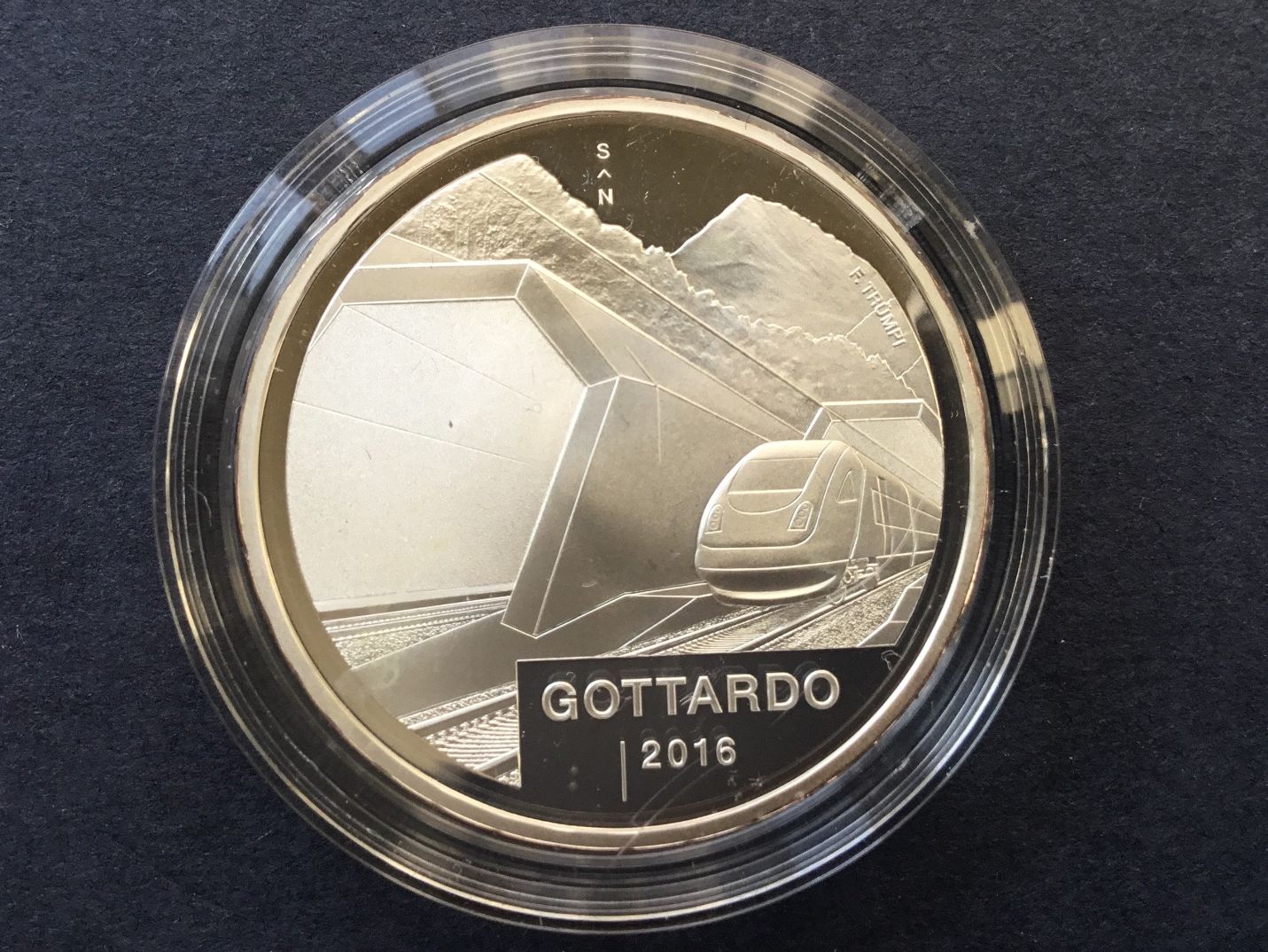 20 Franken Silbermünze Gotthard 2016 PP In Dose (Neu (gemäss ...