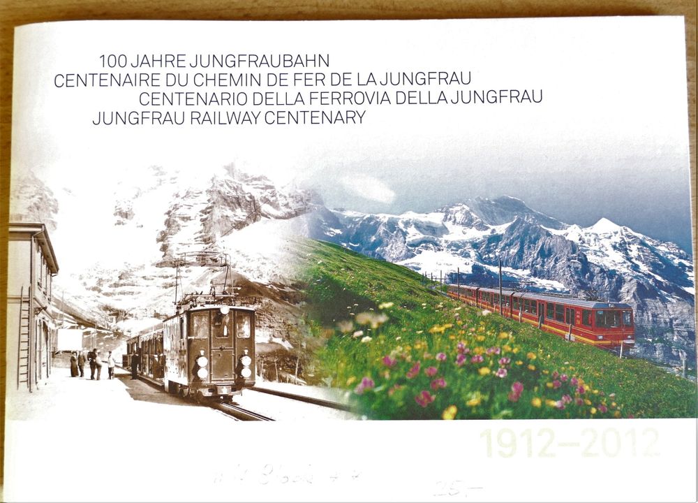 Postbroschüre 100 Jahre Jungfraubahn (Neu (gemäss Beschreibung)) in Widen für CHF 25 – mit ...