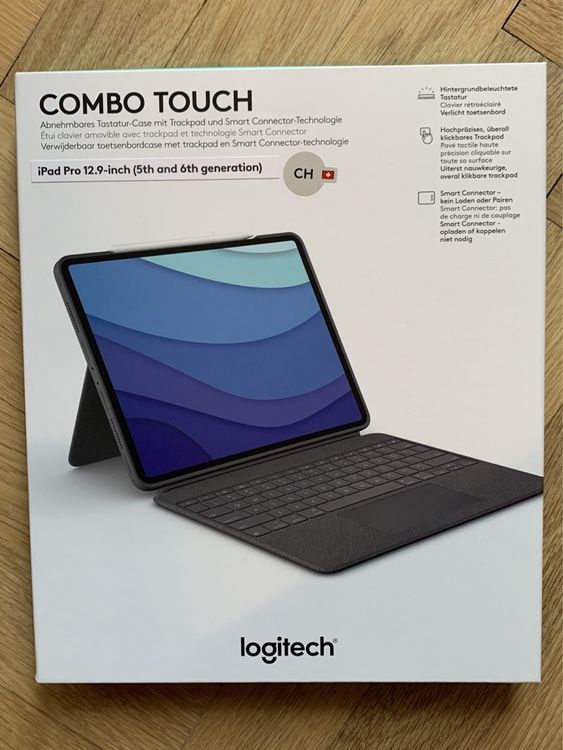 Logitec COMBO TOUCH mit Trackpad für iPad Pro 12.9-inch | Kaufen auf ...