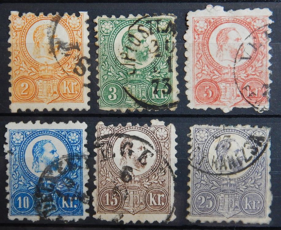 Ungarn Kat. 8-13 gest. 1871 Kat. 262 Euro | Kaufen auf Ricardo