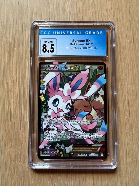 1x POKEMON SYLVEON EX GENERATIONS CARD CGC 8.5 VERY RARE! (Gebraucht ...