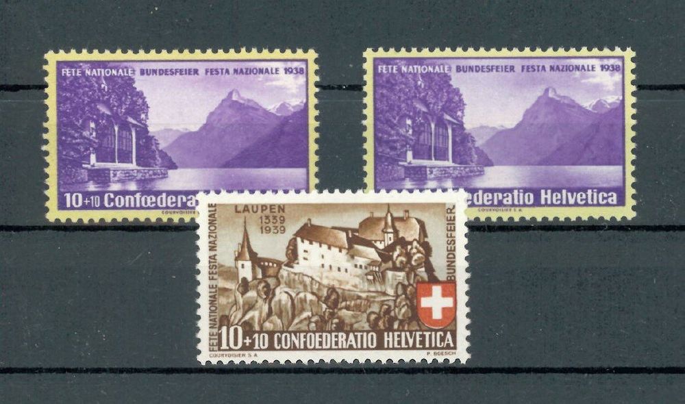 Pp 1938 39 B1y B1z B2 Sbk 29 50 Postfrisch Kaufen Auf Ricardo