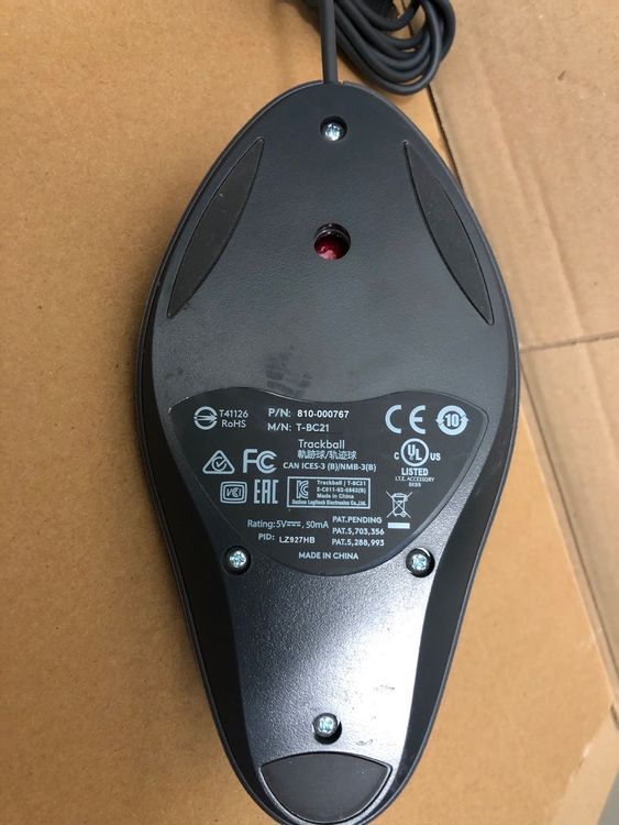 Logitech TrackMan Marble Kabelgebundene Trackball-Maus (Neu (gemäss ...