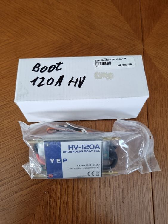 Boot Regler YEP 120A HV | Kaufen auf Ricardo