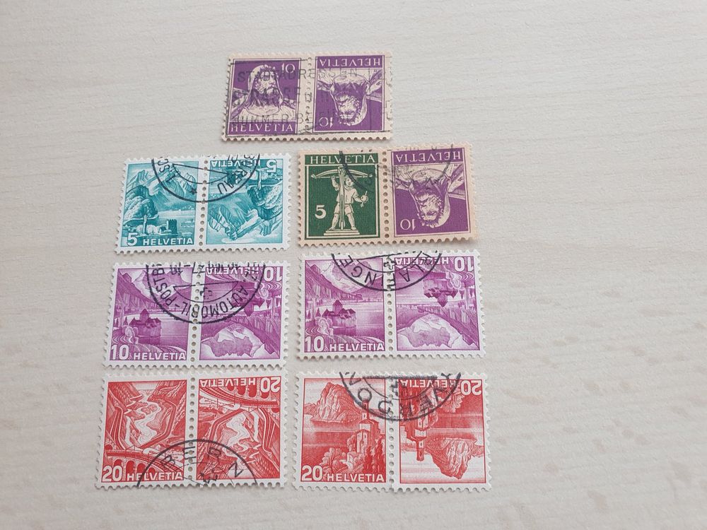 Kehrdrucke Z - Ausgaben, Kat ca 320.-, ab 1.- | Kaufen auf Ricardo