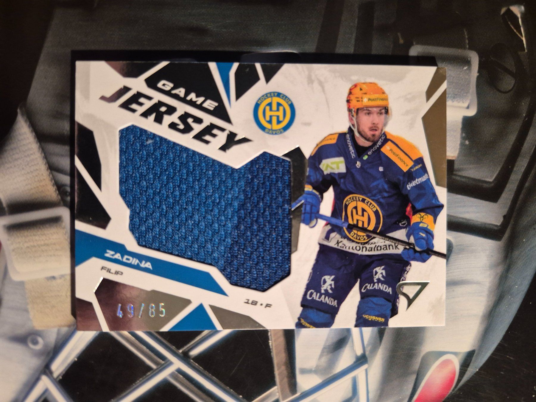 Filip Zadina HC Davos 2025/26 Sportzoo Game Jersey 49/85 (Gebraucht) in ...