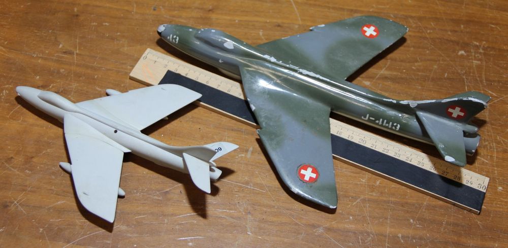 Hawker Hunter MK-58, Modell Metall M 1:50 Plastik M 1:72 (Gebraucht) in ...