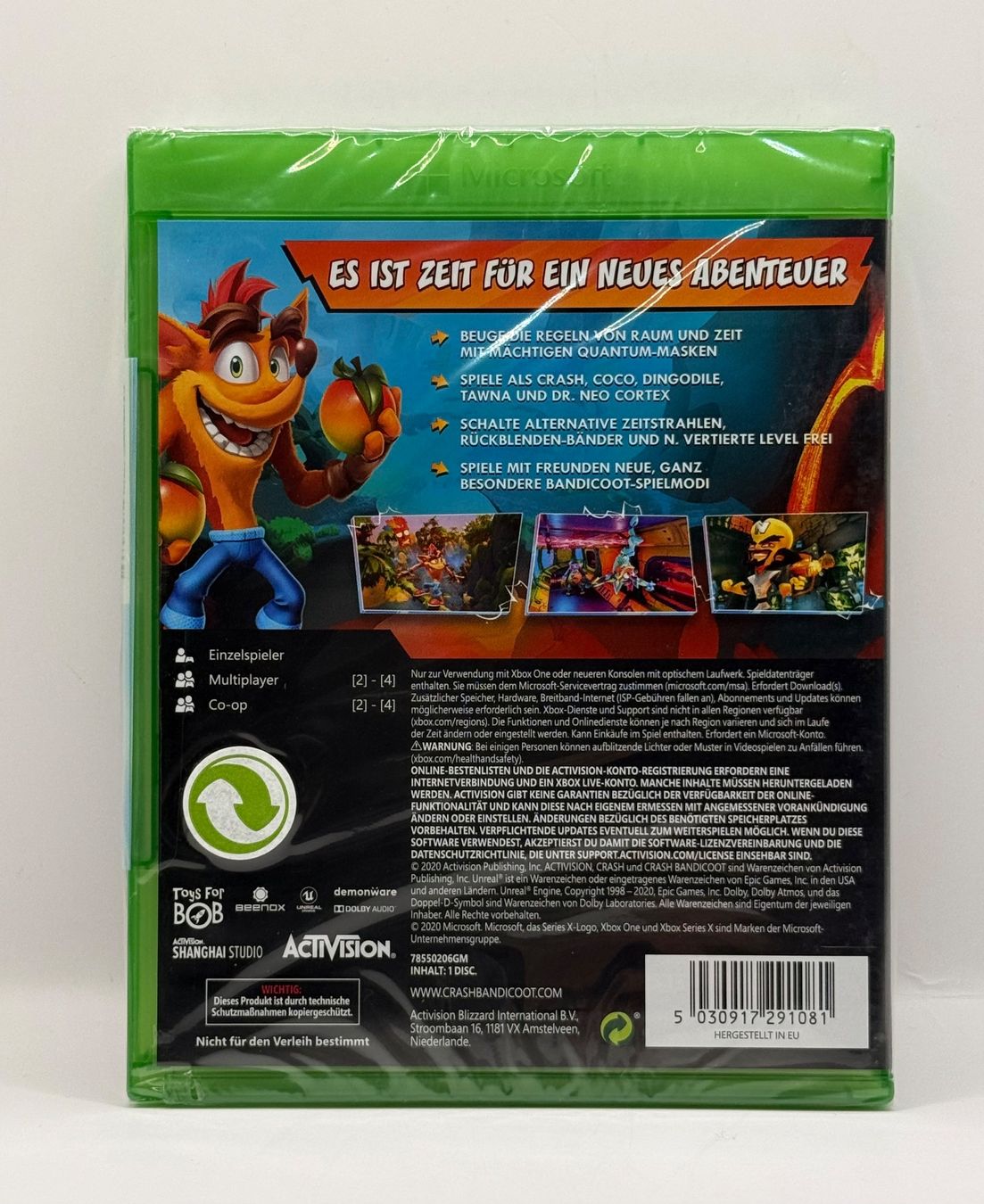 Crash Bandicoot It's About Time - Xbox One (Neu und originalverpackt ...