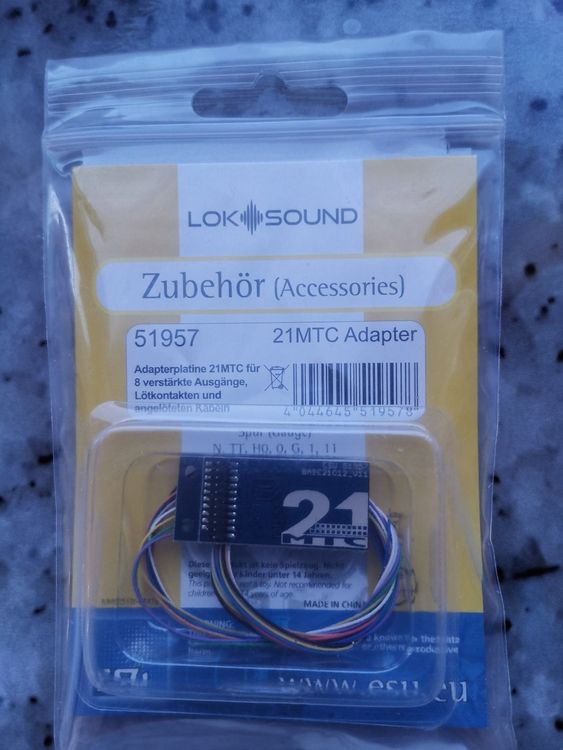 ESU 51957 Adapterplatine 21MTC (Neu und originalverpackt) in Binningen ...