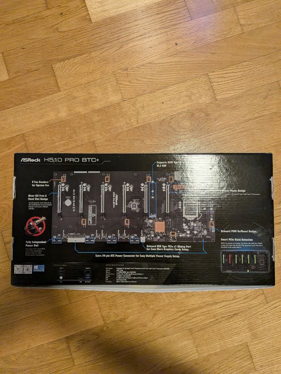 ASRock H510 Pro BTC+ Mining-Motherboard (NEU/OVP) (Neu und ...