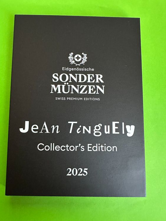 Jean Tinguely Collector`s Edition 2025 Sondermünze (Neu und originalverpackt) in Rotkreuz für ...