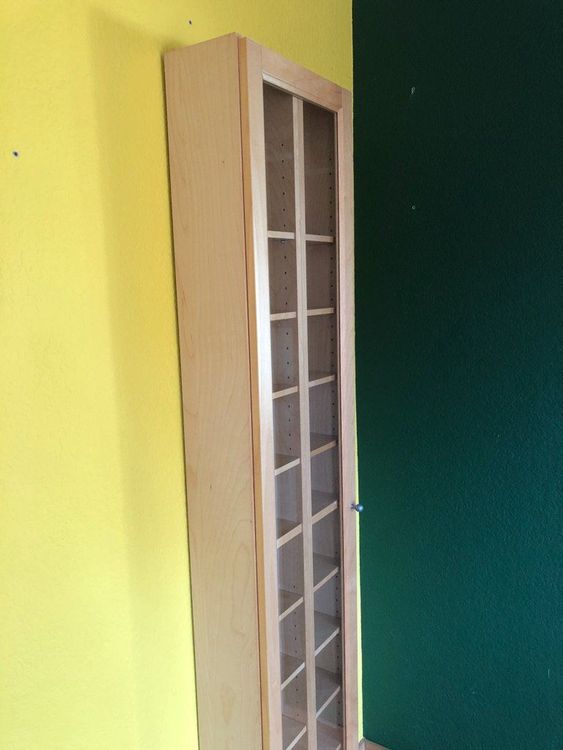 Ikea Cd Regal Mit Glastur