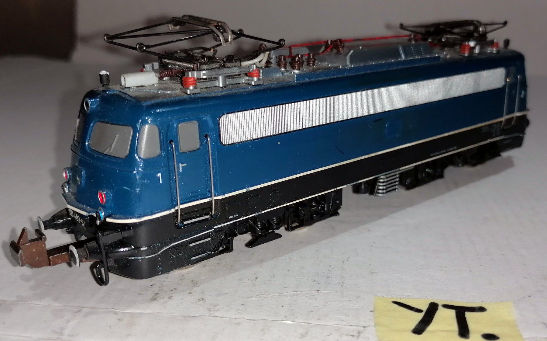 YT) Schnellzug-Eloki, blau, Trix Express, gemäss Fotos, fri (Gebraucht ...