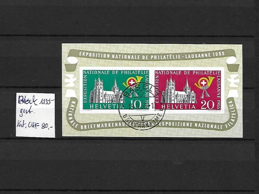 Block 1955 gest. Kat: CHF 80.- | Kaufen auf Ricardo
