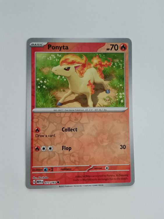 Ponyta Ponita - REVERSE HOLO - Pokemon 151 Mew | Kaufen auf Ricardo