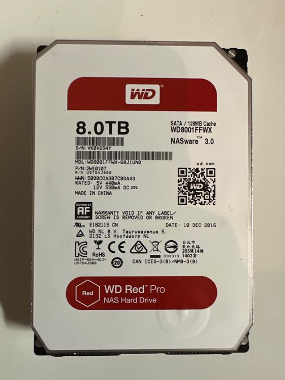 WD 8tb sata hdd 3.5 | Kaufen auf Ricardo