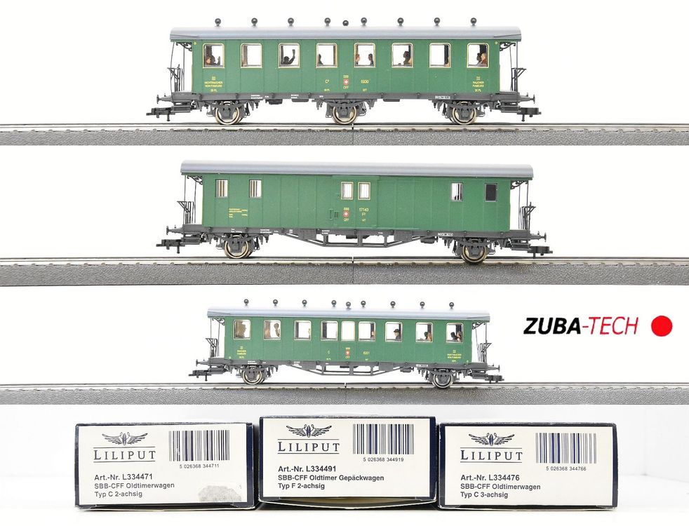 Liliput 3x Plattformwagen der SBB H0 GS mit OVP | Kaufen auf Ricardo