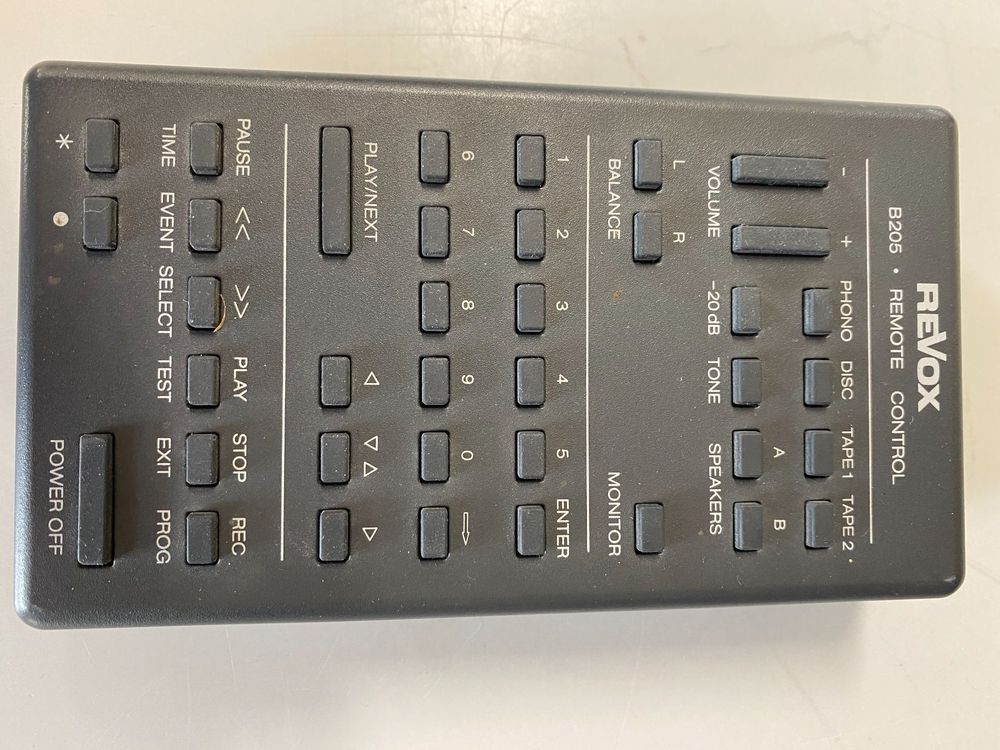 Revox B205 Remot Control (Gebraucht) in für CHF 59 – mit Lieferung auf ...